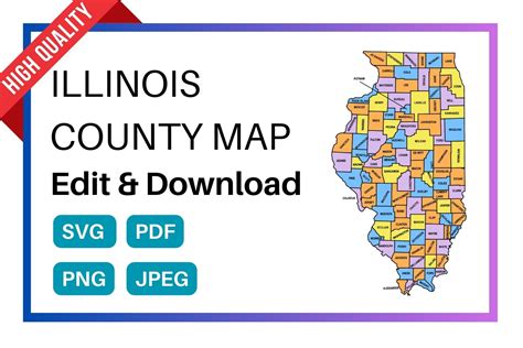 Illinois Counties Map - Housing Innovations